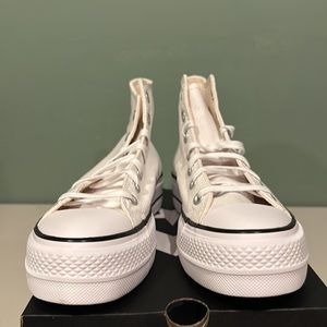 Converse | Shoes | Converse Womens Platform White Sneaker Multiple ...